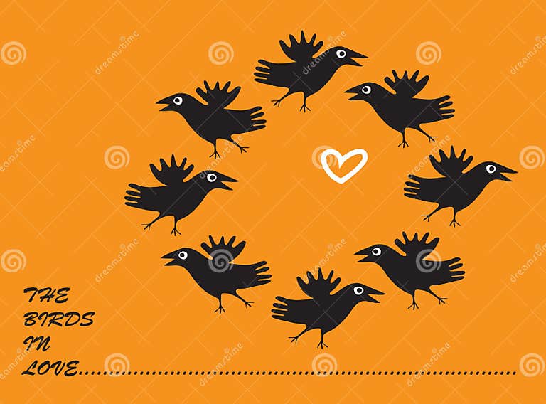 Dance of crows. stock vector. Illustration of halloween - 23773170