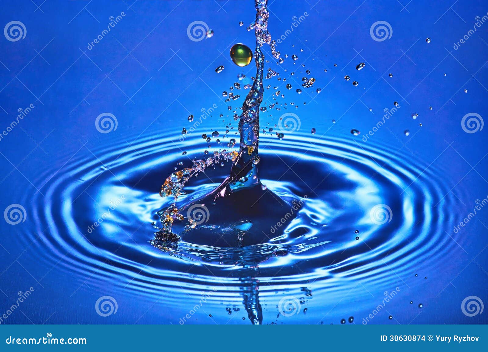 Dance Drops stock photo. Image of splash, reflection - 30630874