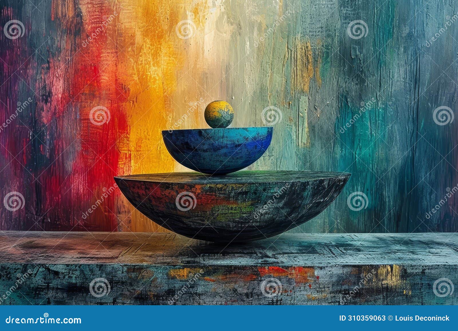 Dance of Equilibrium stock illustration. Illustration of mood - 310359063