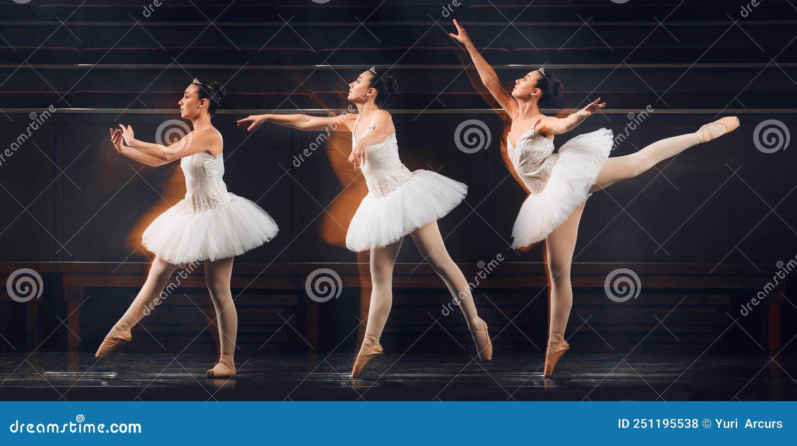 Dance First. Think Later. a Group of Ballet Dancers Practicing a ...