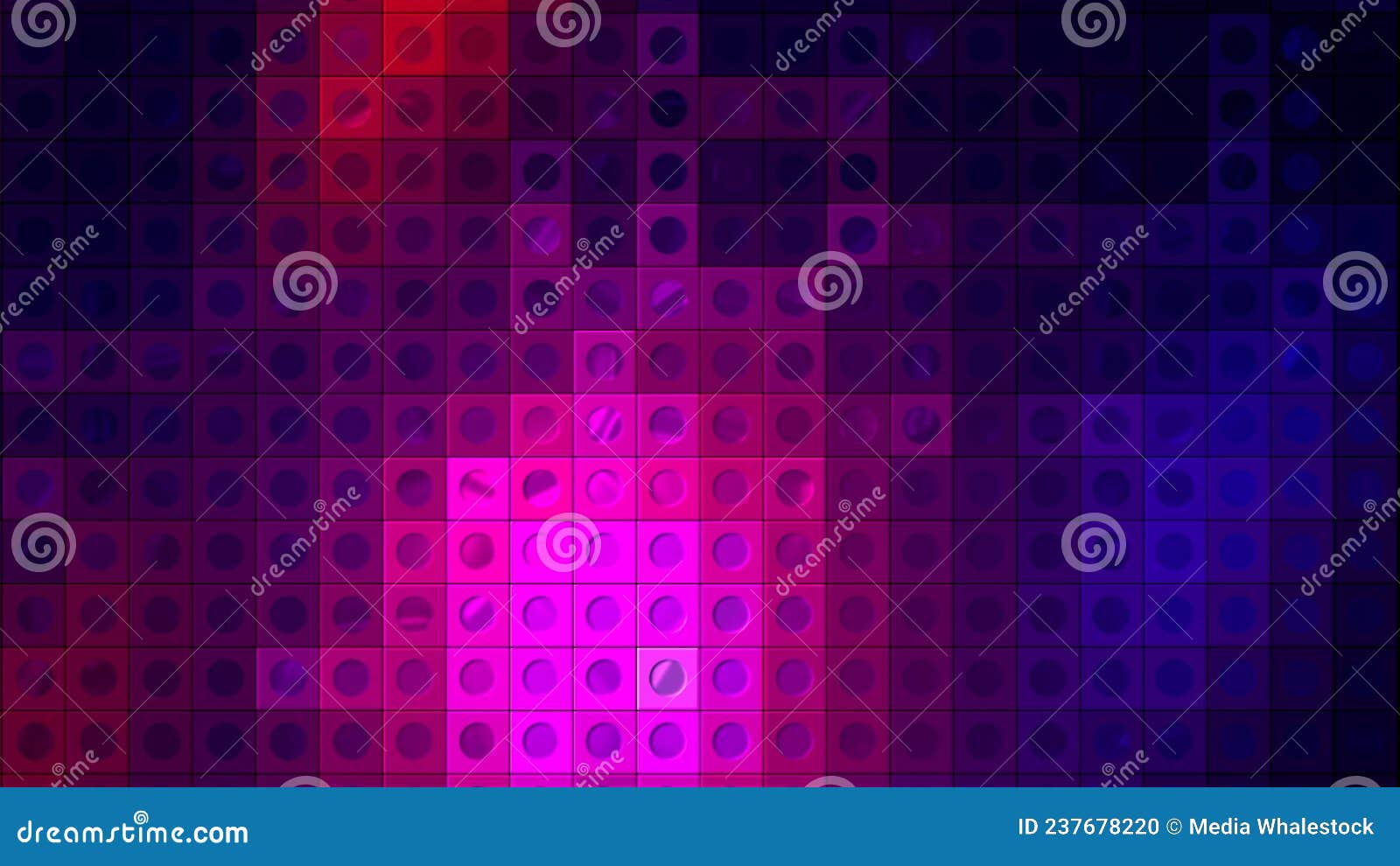 Dance Floor Lights Motion Background, Seamless Loop. Motion Stock ...