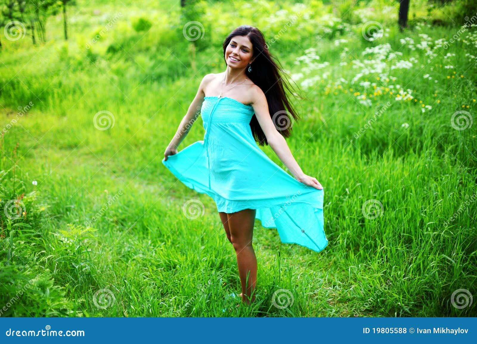 Dance in forest stock photo. Image of creativity, green - 19805588