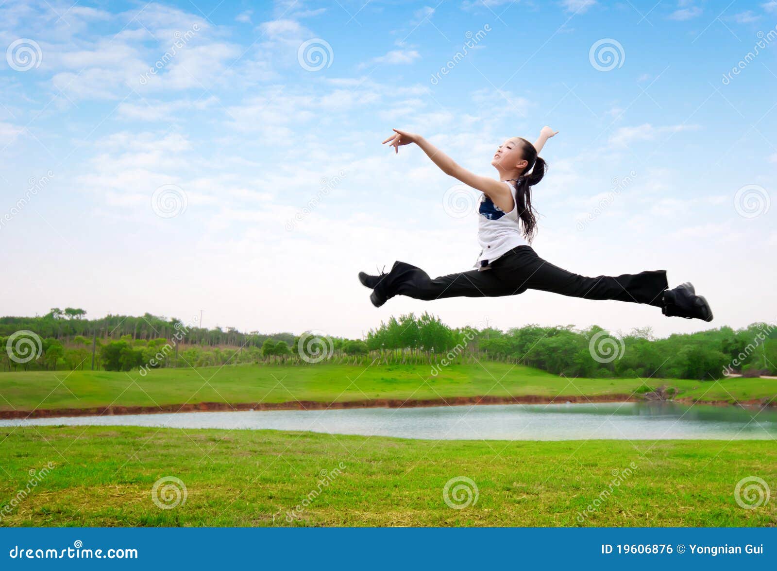 Dance girl stock photo. Image of girls, clear, beautiful - 19606876