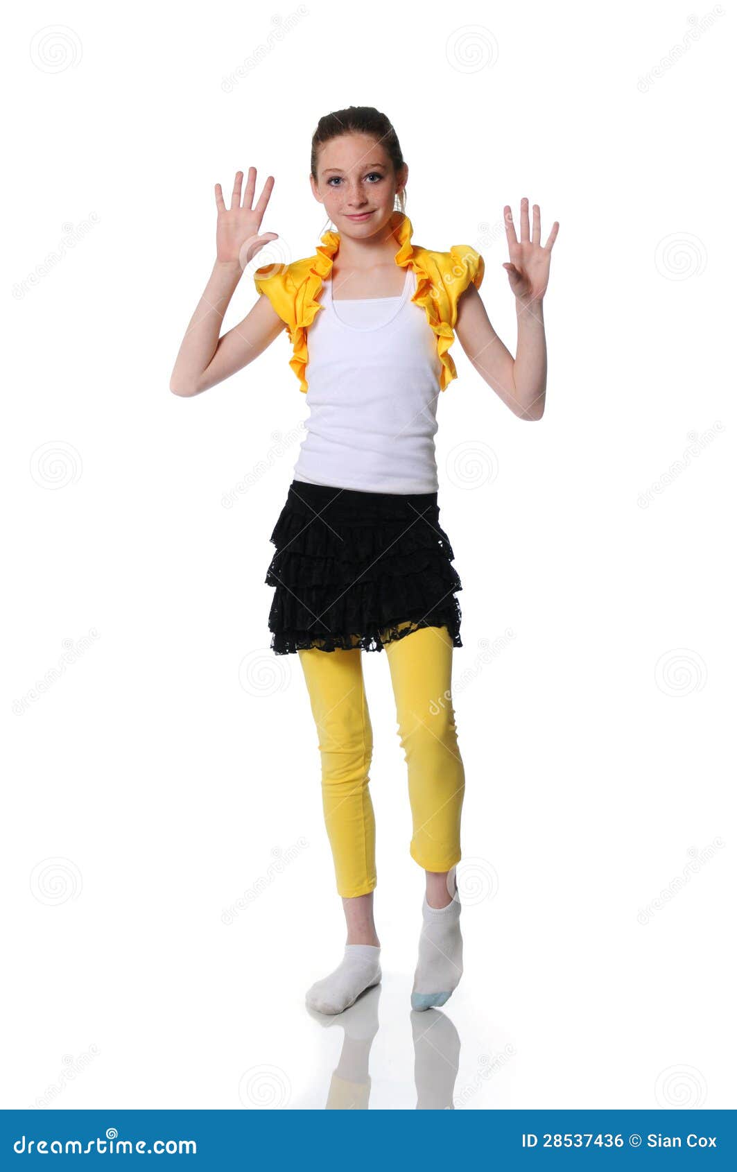 Dance girl stock photo. Image of action, beautiful, posing - 28537436