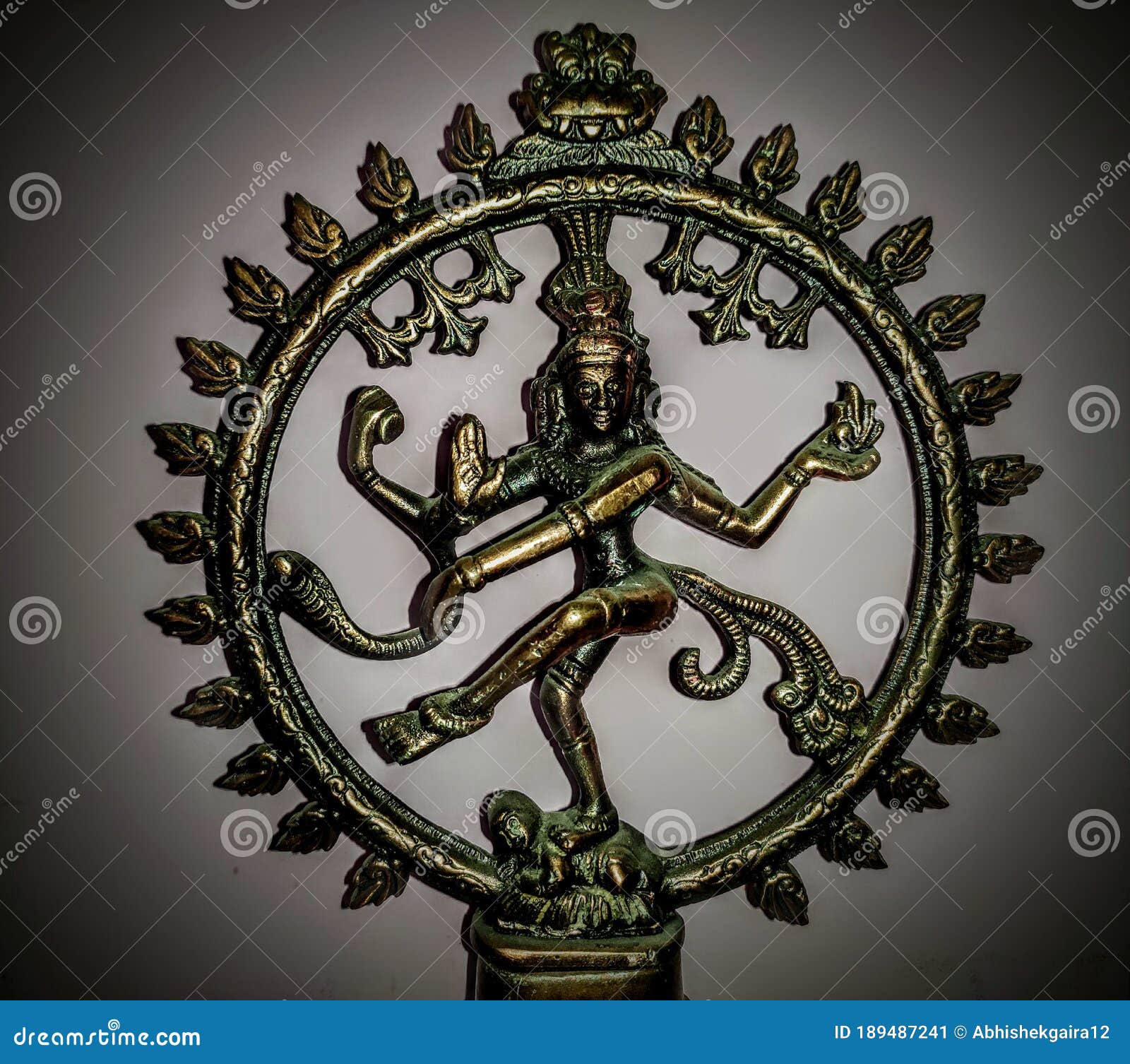 Dance God Natrajan in a Dance Pose Stock Image - Image of number ...