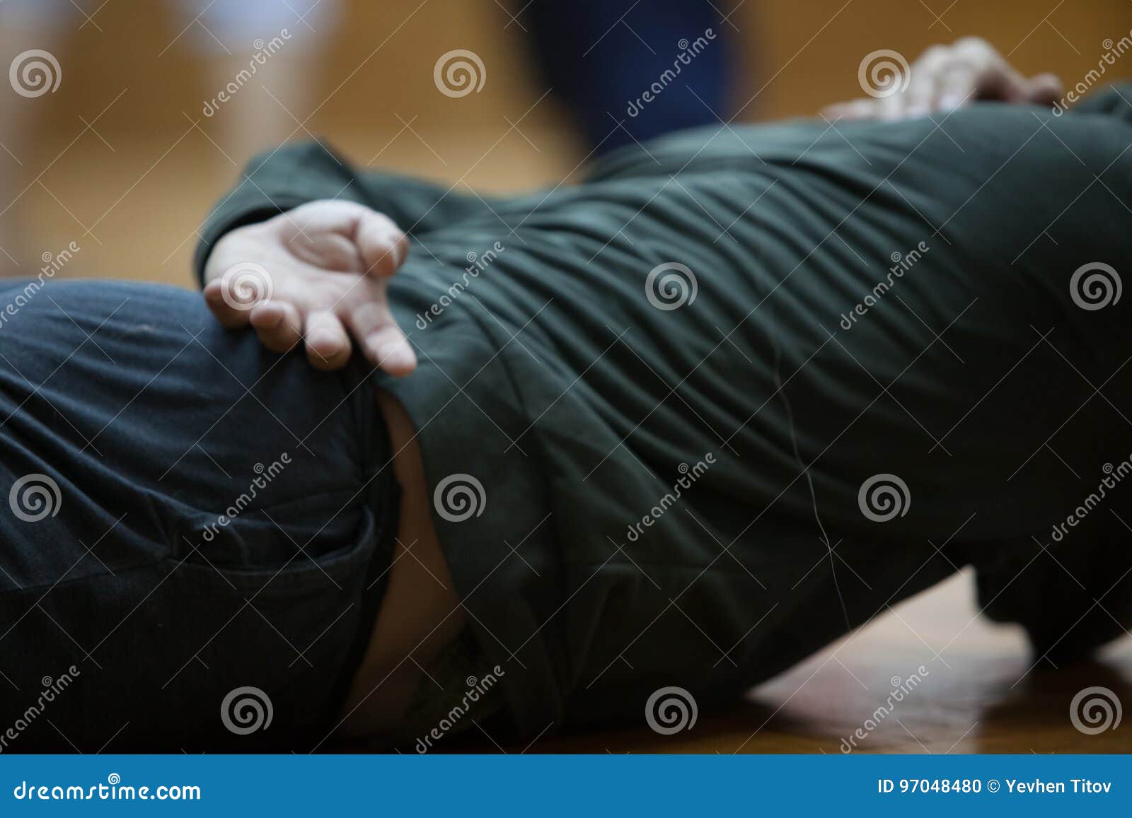 Dance hand, on floor stock photo. Image of grounding - 97048480