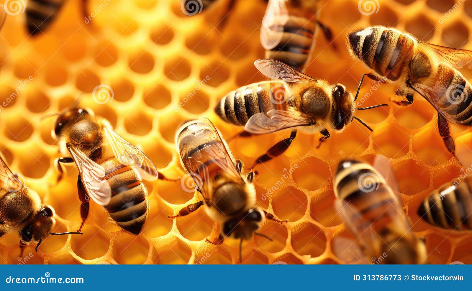 Dance honeybee bee farm stock illustration. Illustration of honey ...