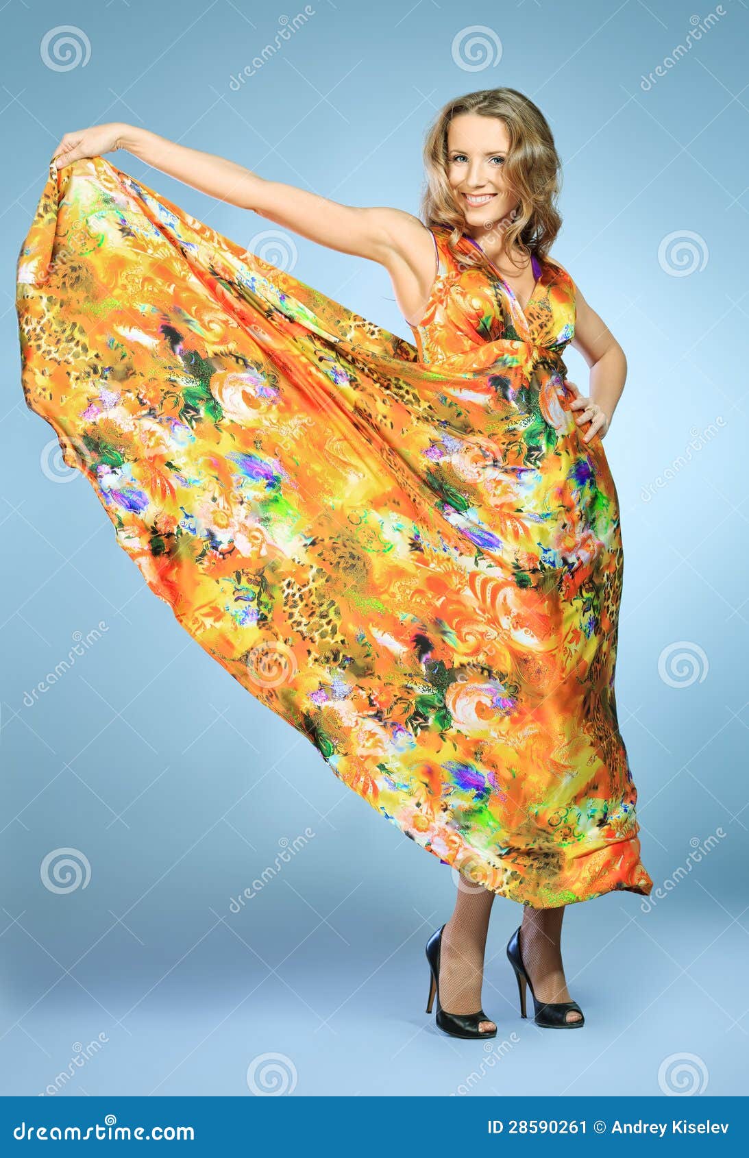 Dance lady stock image. Image of dress, adult, caucasian - 28590261