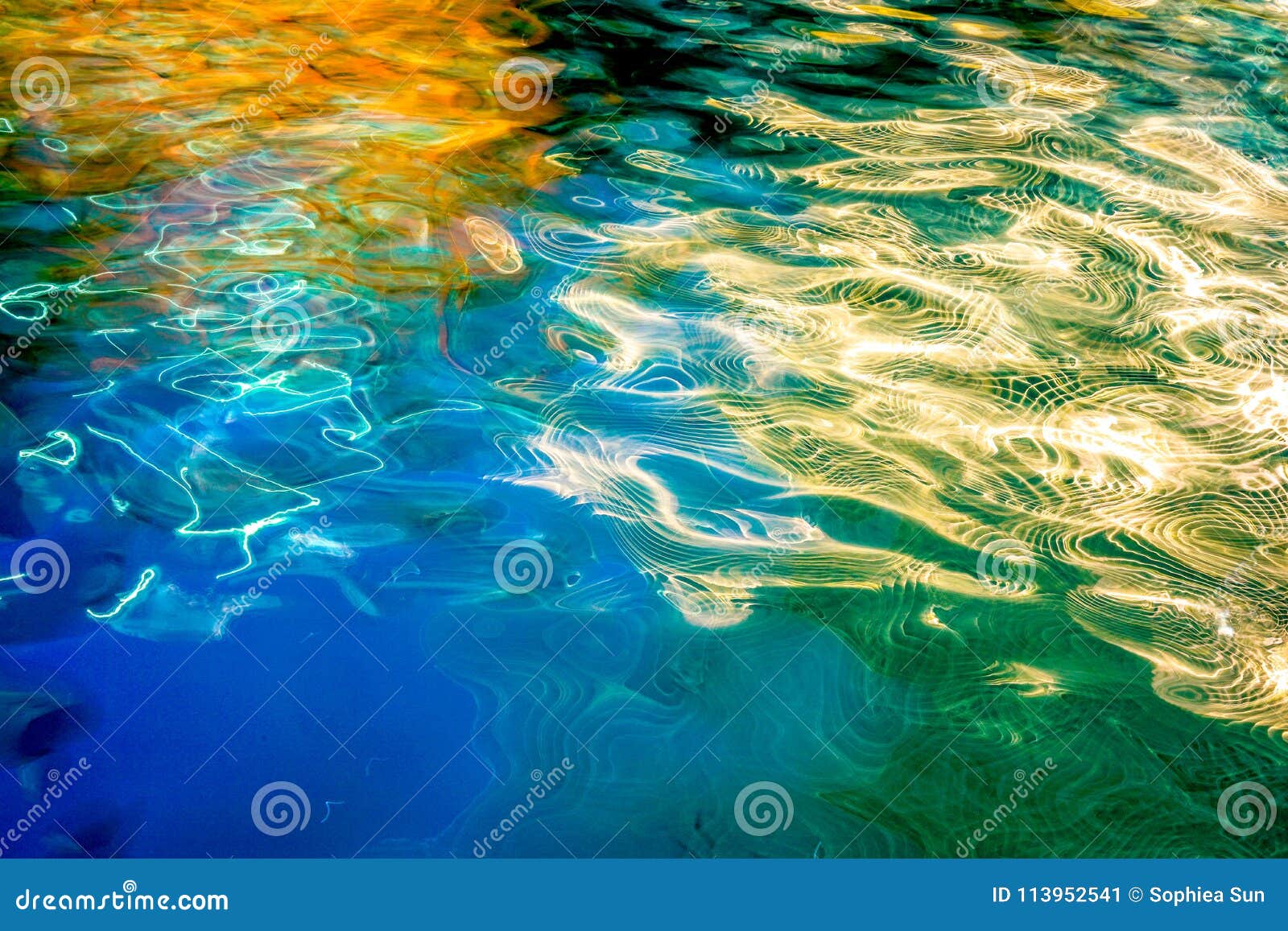 Dance of Light in Chicago River Stock Image - Image of dance, creative ...