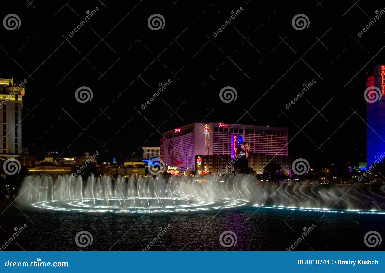 Dance of light and water editorial stock image. Image of night - 8010744