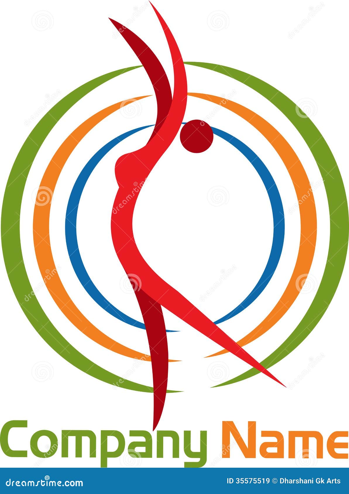 Dance Logo Royalty Free Stock Images - Image: 35575519