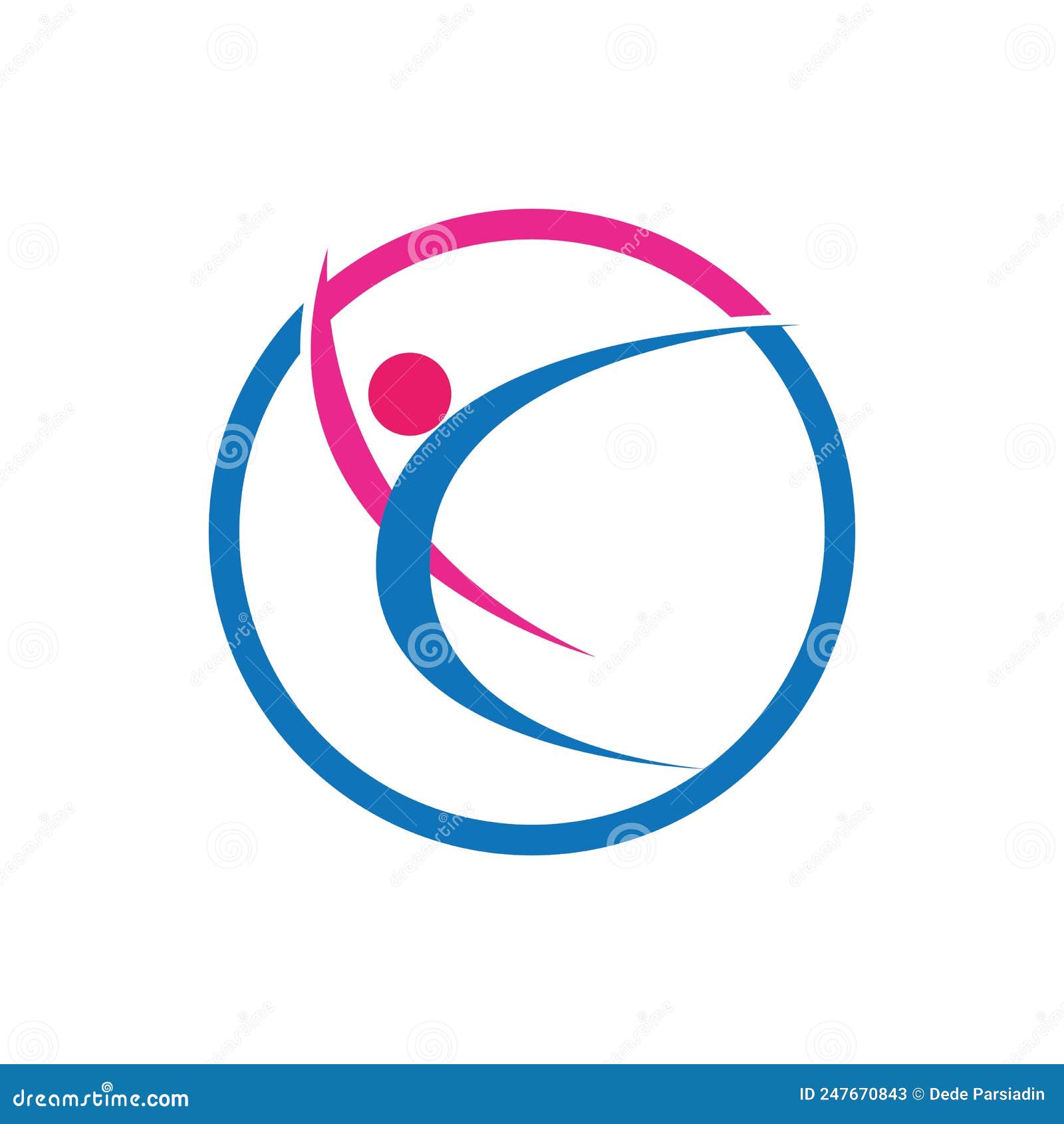 Dance Logo Vector Design Symbol Stock Vector - Illustration of icon ...