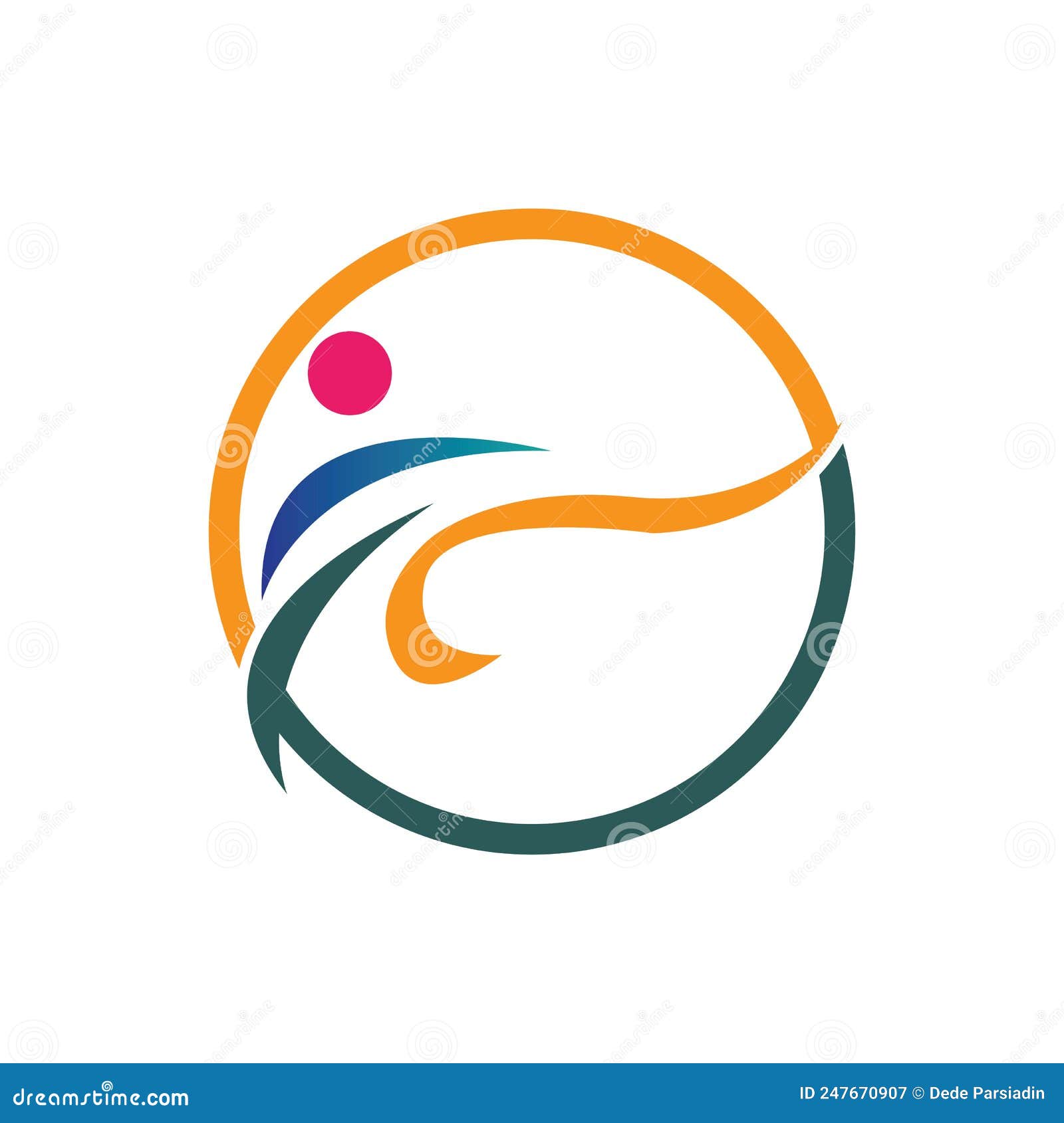 Dance Logo Vector Design Symbol Stock Vector - Illustration of ...