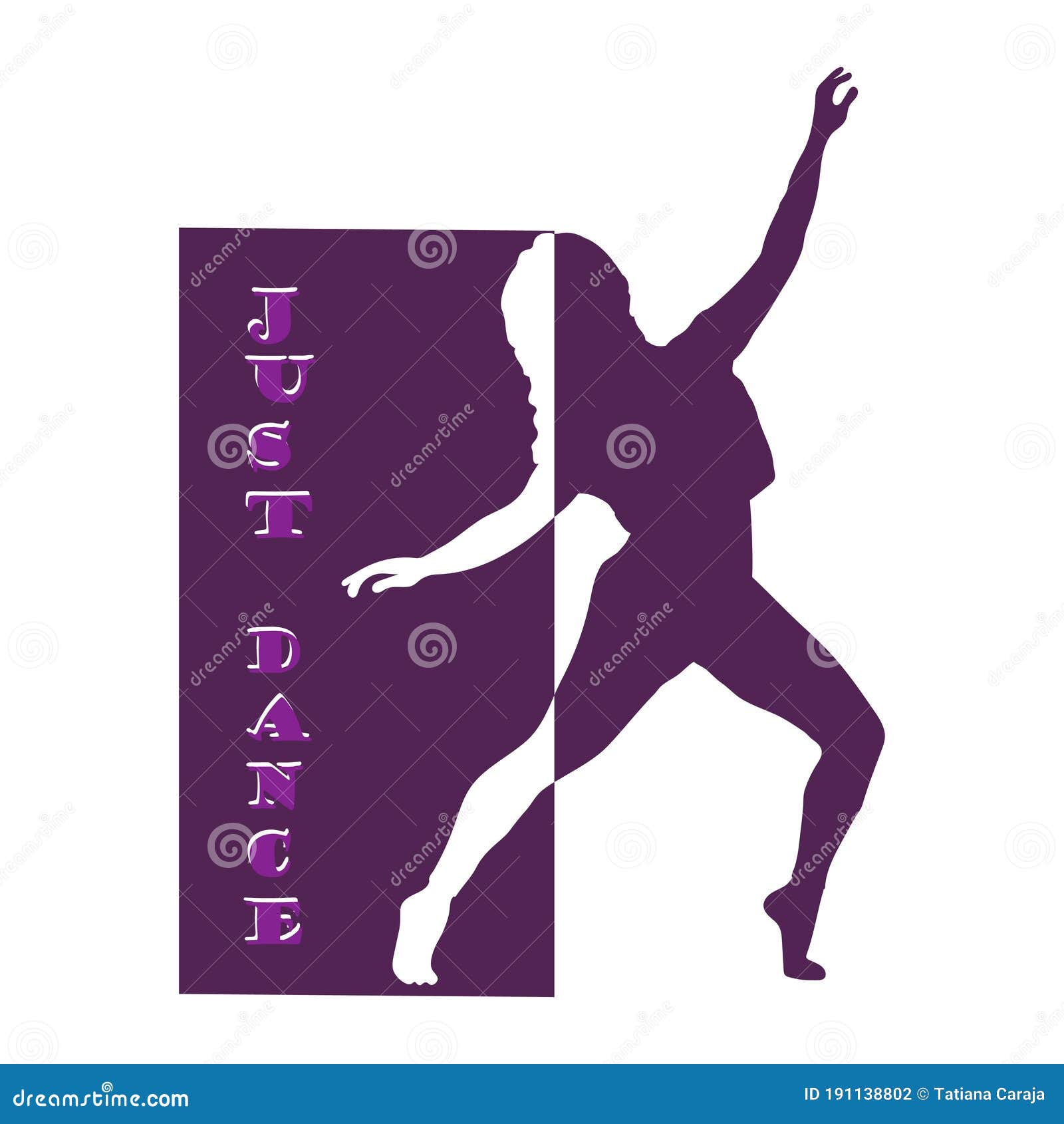 Dance Logo Vector Design Symbol Stock Vector - Illustration of ...