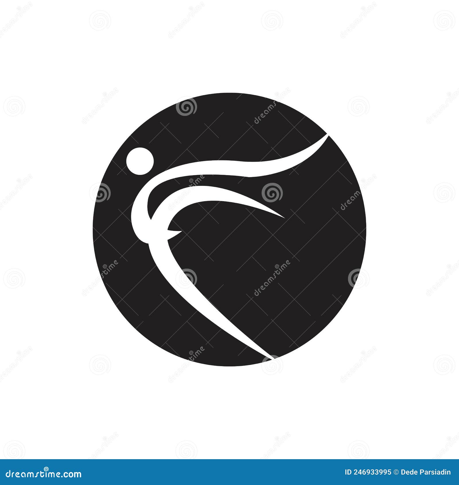 Dance Logo Vector Design Symbol Stock Vector - Illustration of icon ...