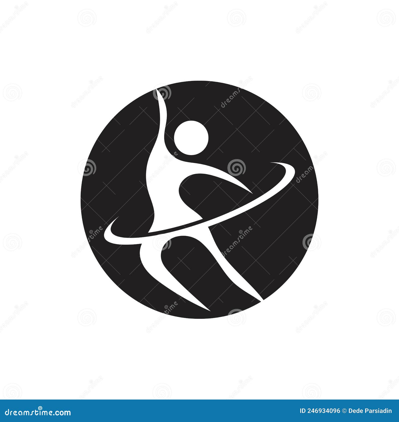 Dance Logo Vector Design Symbol Stock Vector - Illustration of style ...