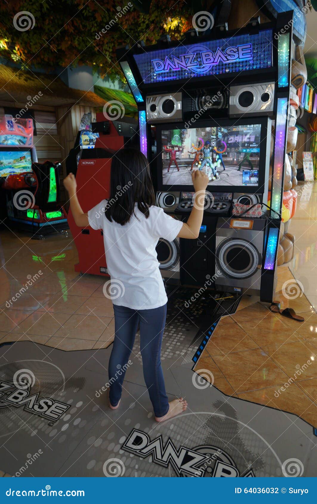 Dance machines editorial photography. Image of girl, amusement - 64036032