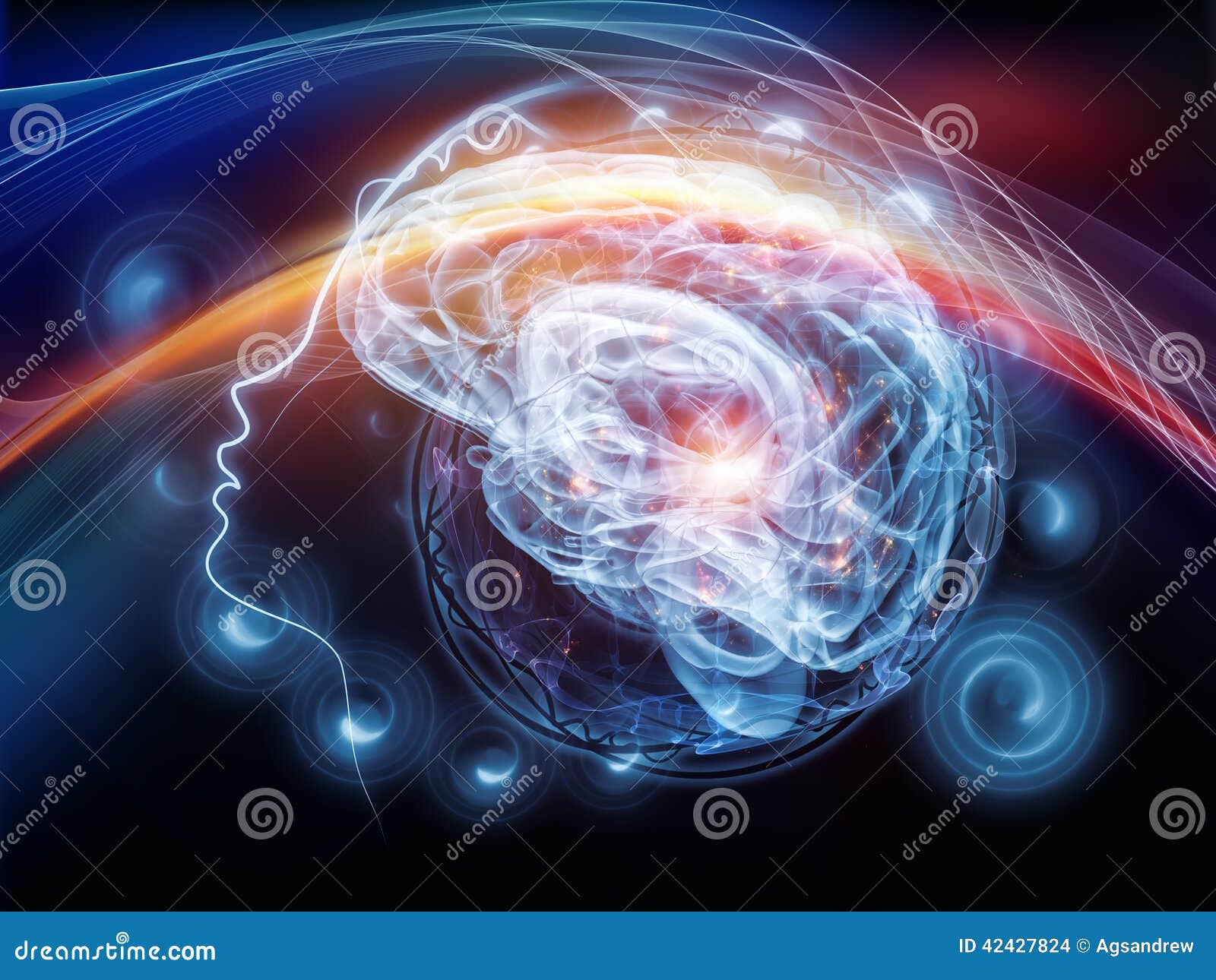 Dance of the Mind stock illustration. Illustration of drawing - 42427824