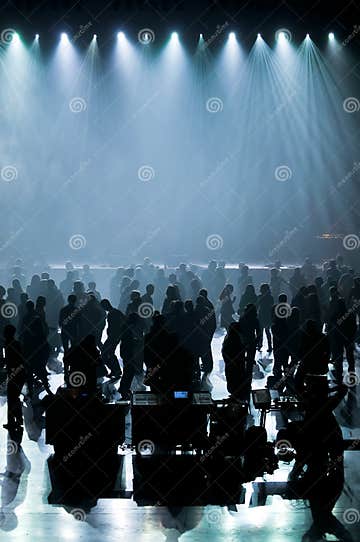 Dance music concert stock image. Image of festival, arts - 17100341