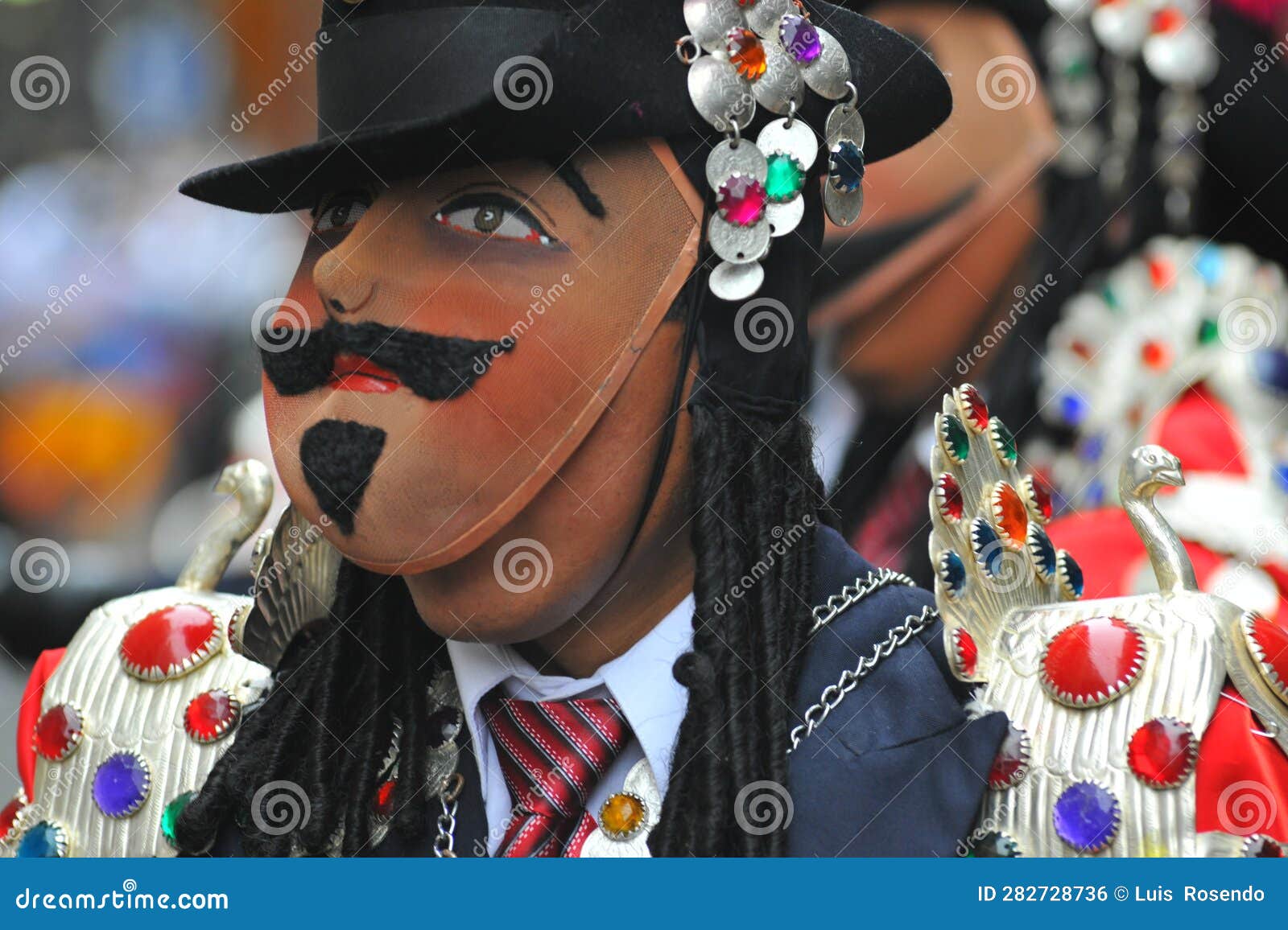 The Dance of the Negritos, or Cofradia De Los Negritos,mask Peruvian ...