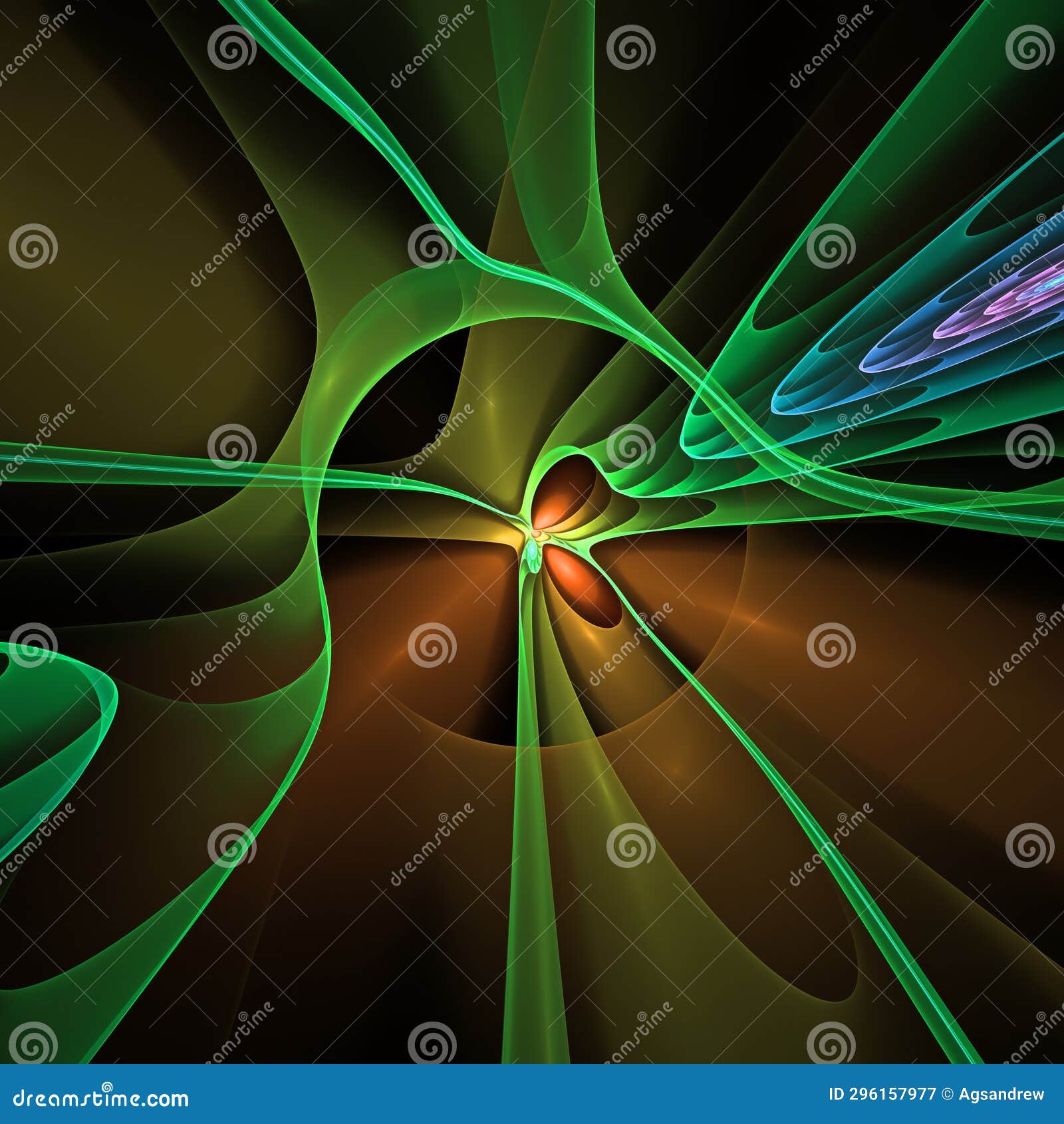 Dance of Nonlinear Dynamics Stock Illustration - Illustration of ...