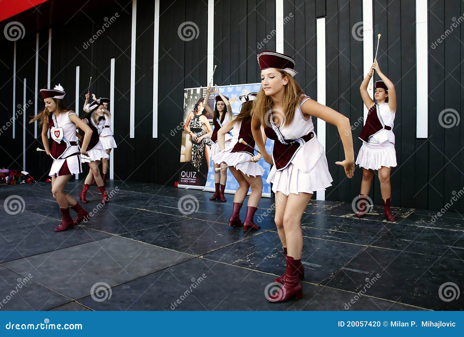 Dance Off Majorettes from Montenegro-1 Editorial Image - Image of ...