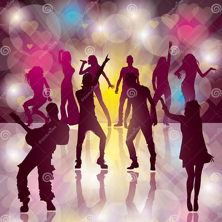 Dance Party stock vector. Illustration of background - 29025988