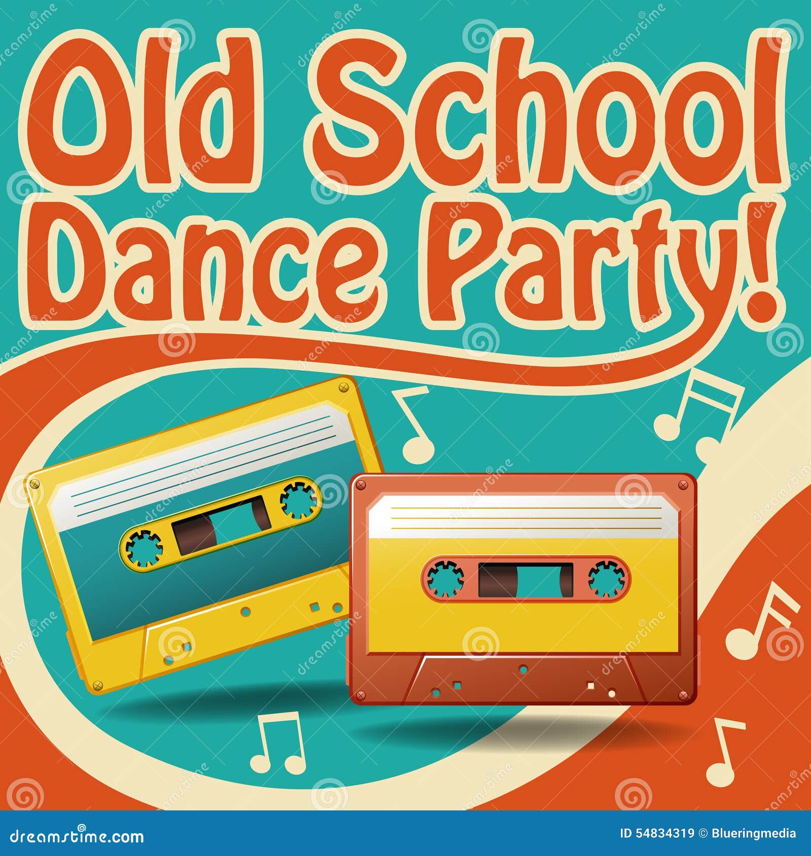 Dance party stock vector. Illustration of celebration - 54834319