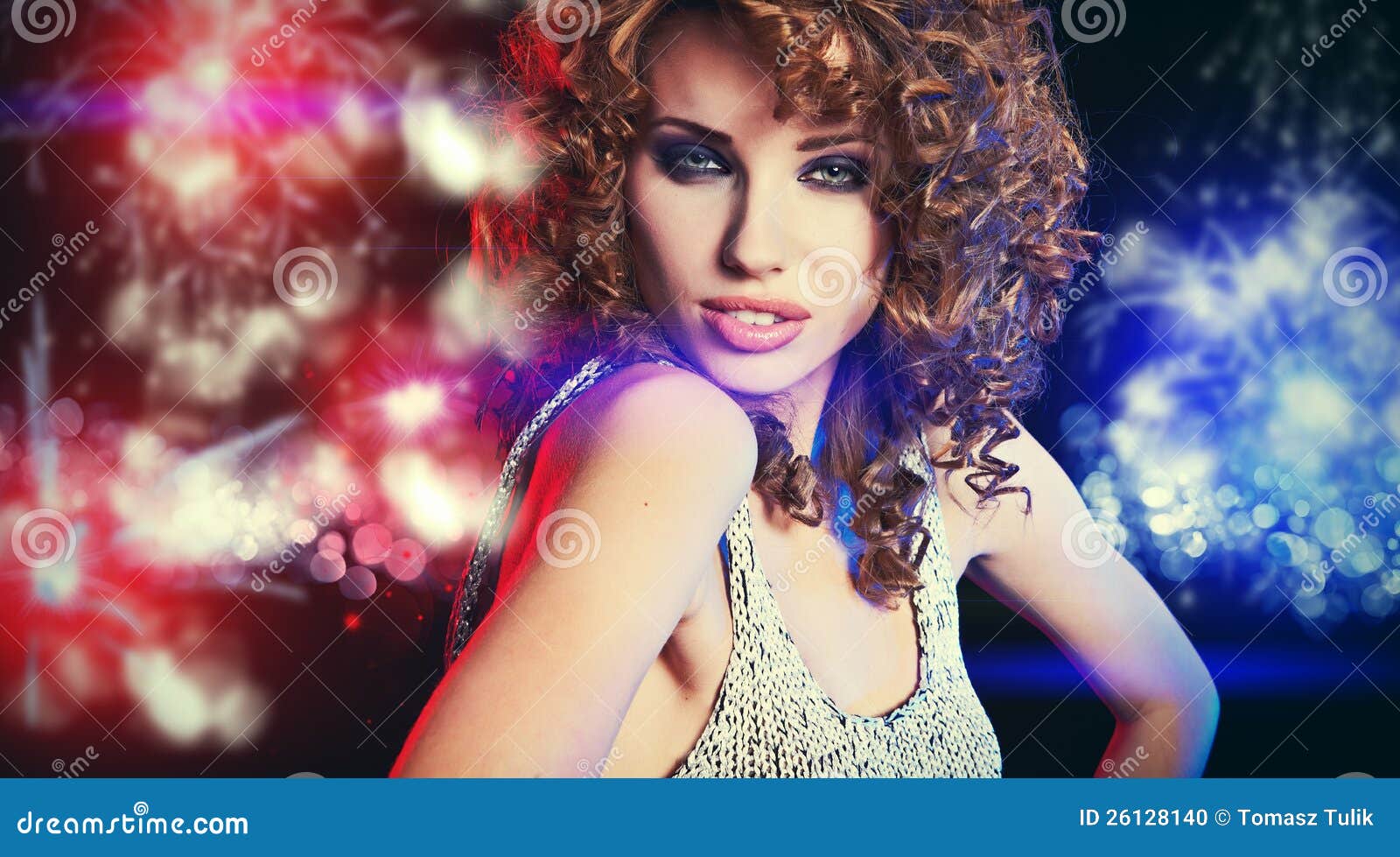 Dance Queen stock photo. Image of disco, model, clubbing - 26128140