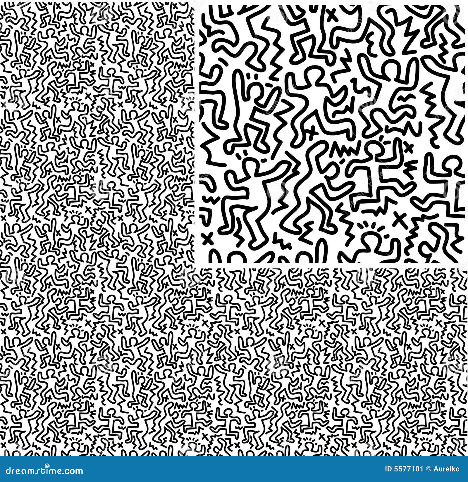 Dance repeating stock vector. Illustration of design, painted - 5577101