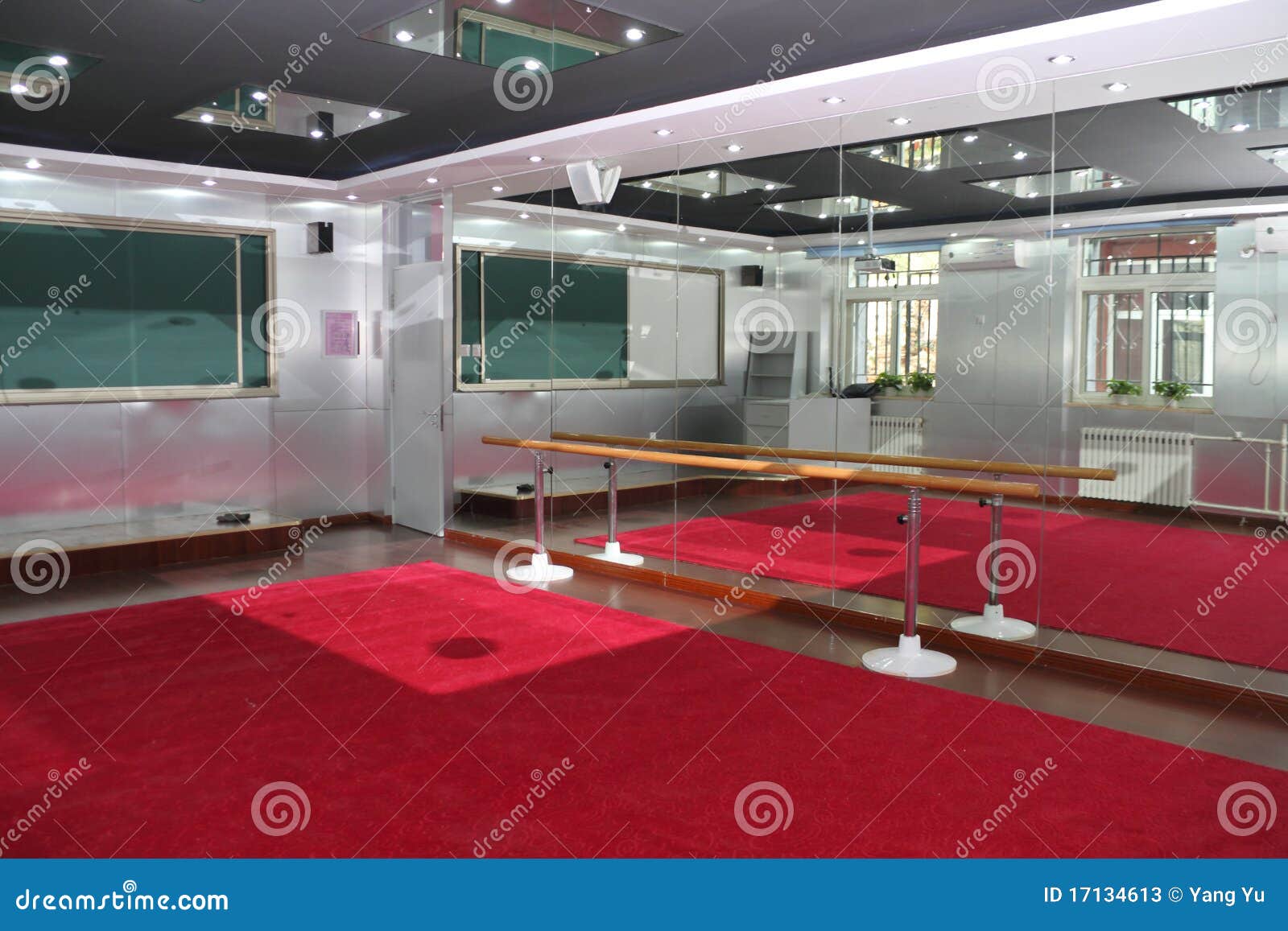 Dance Room stock image. Image of gymnasium, floor, gymnasiums - 17134613