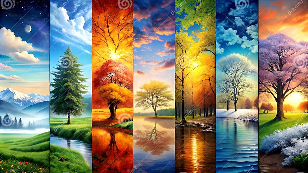 A Dance of Seasons: Exploring the Rhythms of Nature in Art Generative ...