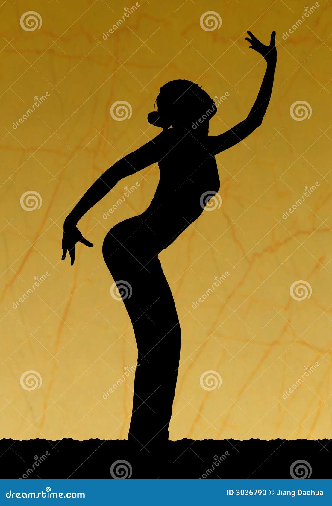 Dance silhouette stock photo. Image of soft, dance, pose - 3036790