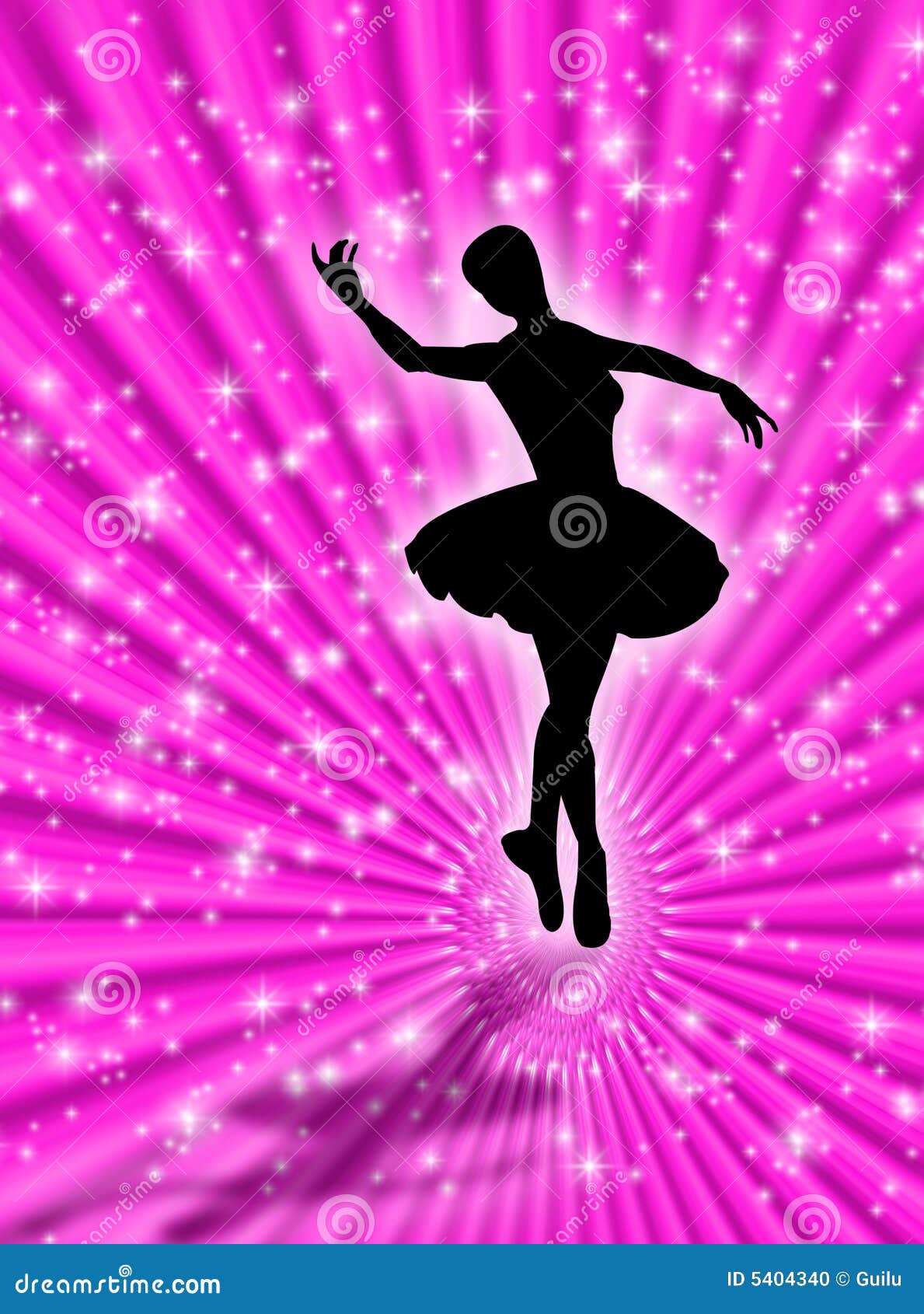 Dance in the stars stock illustration. Illustration of active - 5404340