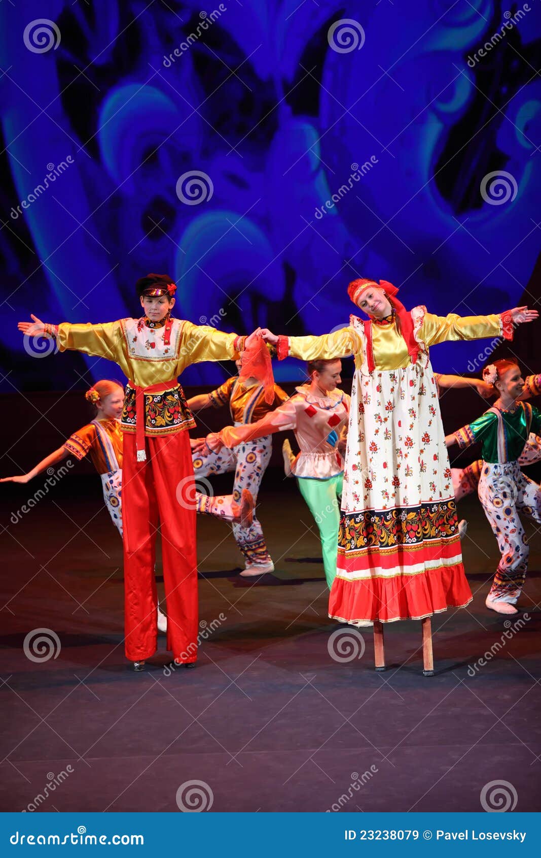 Dance on stilts at concert editorial stock image. Image of folklore ...