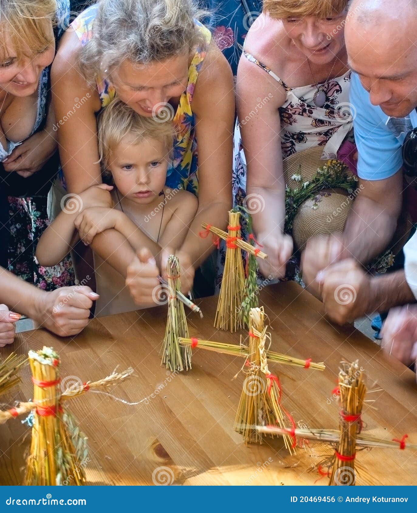 Dance of straw dolls. editorial photo. Image of emotional - 20469456