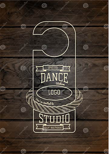 Dance Studio Badges Logos and Labels for Any Use Stock Illustration ...