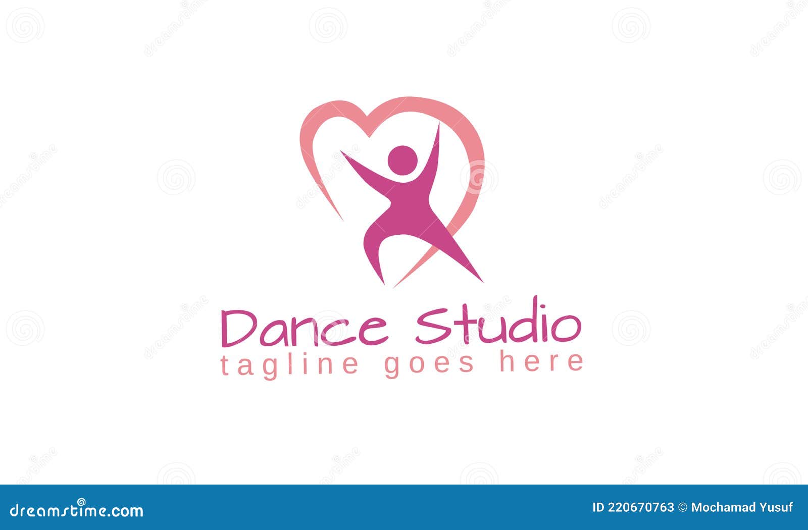 Abstract Dance Logo Design Vector Stock Vector - Illustration of ...