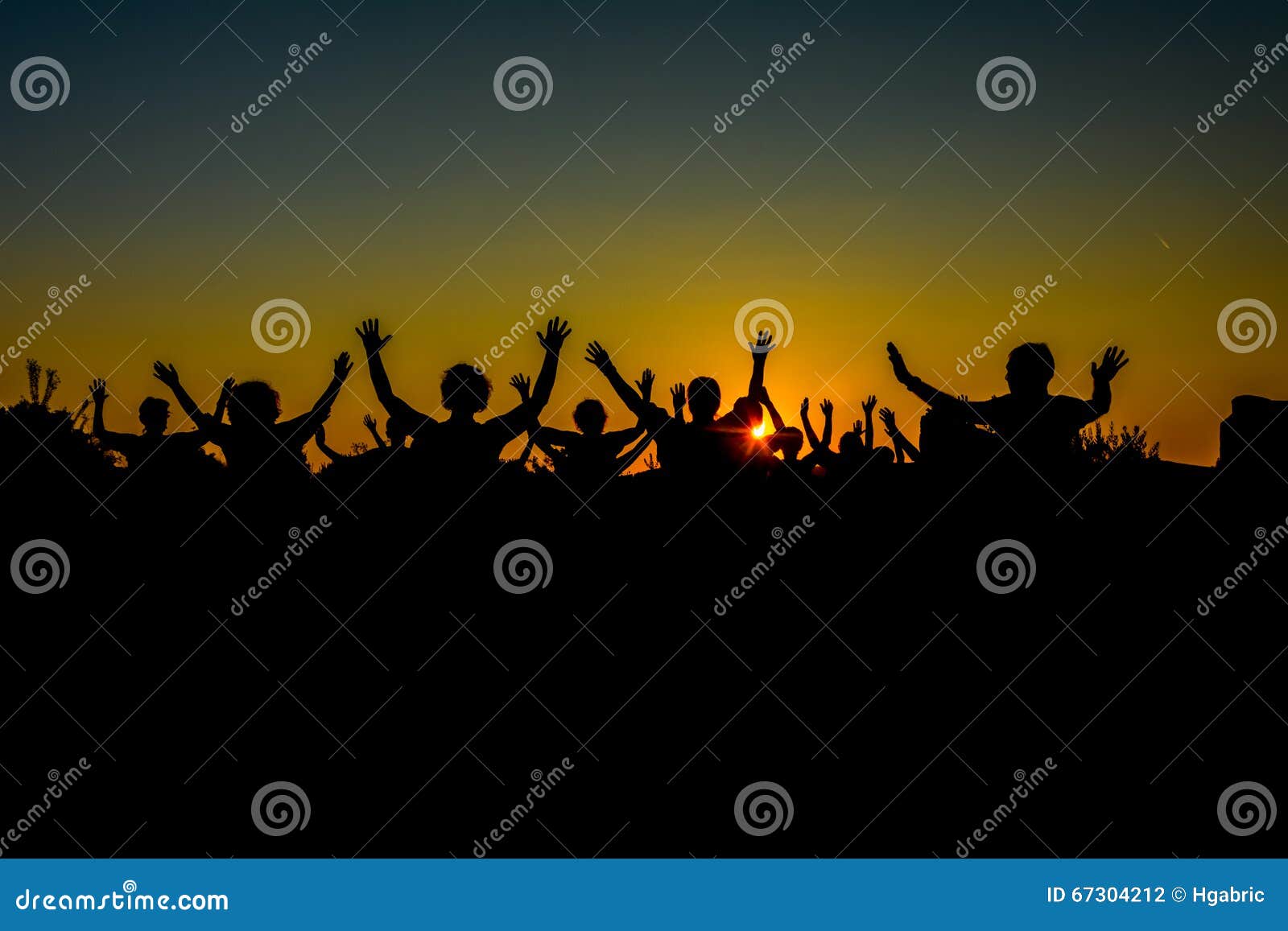 Dance with sun stock photo. Image of orange, hello, black - 67304212