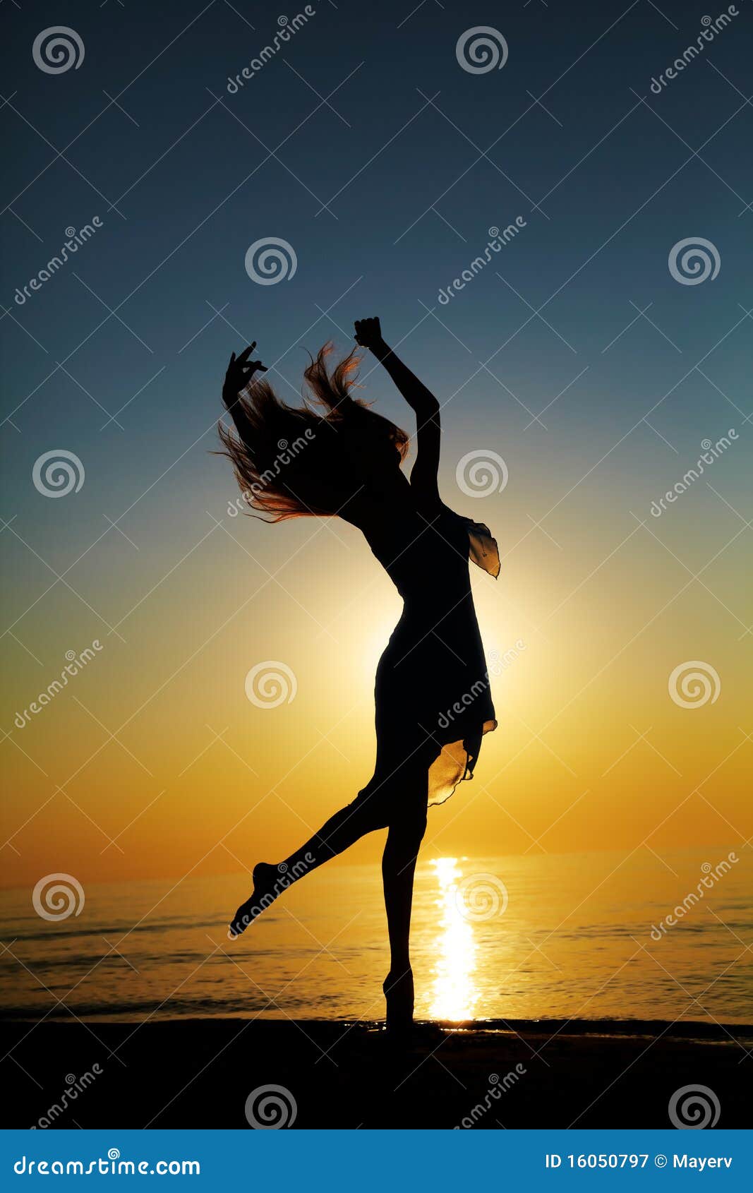 Dance at Sunset stock image. Image of scene, energy, hand - 16050797