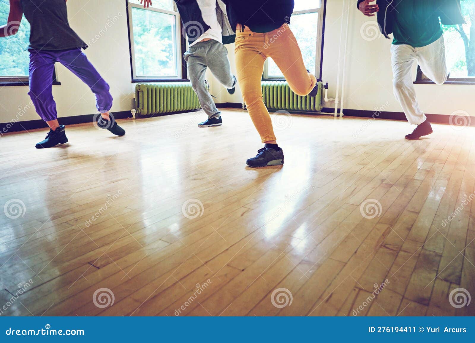 The Dance Team that Beats with One Heart. a Group of People Dancing ...