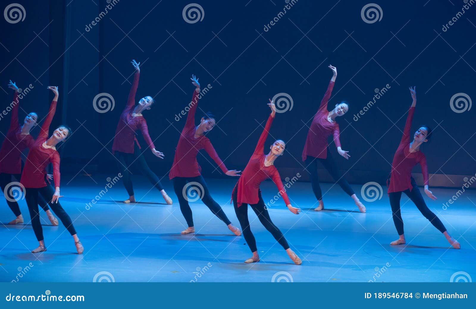 Adjustment of Basic Skills 1-a Dance Training Class Editorial Stock ...