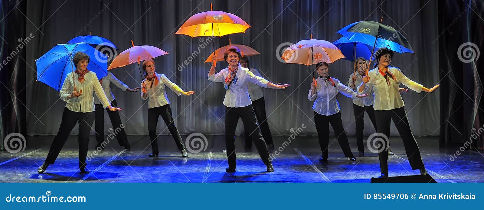 Dance with umbrellas editorial photo. Image of granddaughter - 85549706