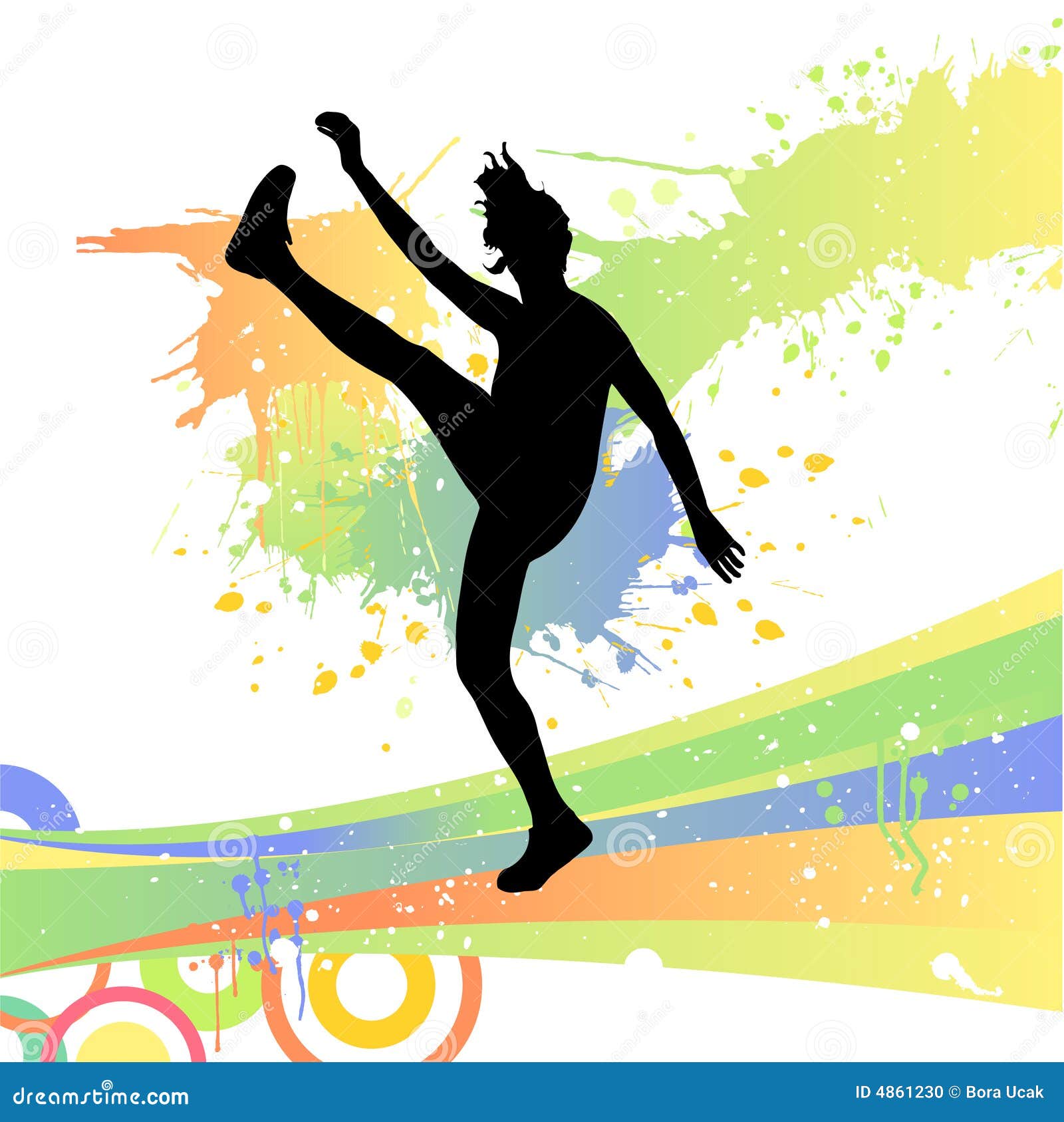 Dance vector stock vector. Illustration of ornament, dancing - 4861230