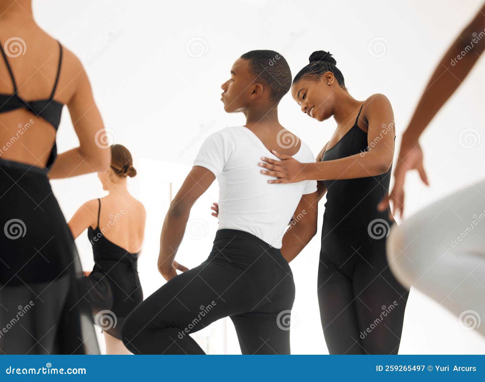 Dance, when Youre Broken Open. a Group of Ballet Dancers Practicing a ...