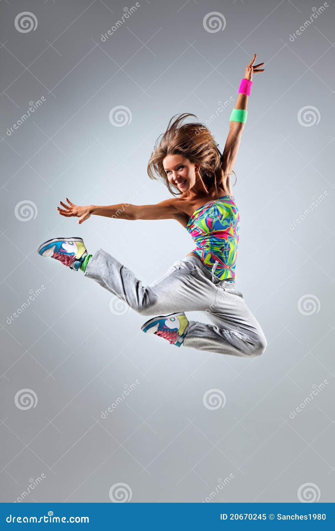 The dancer stock image. Image of balance, happy, exercise - 20670245