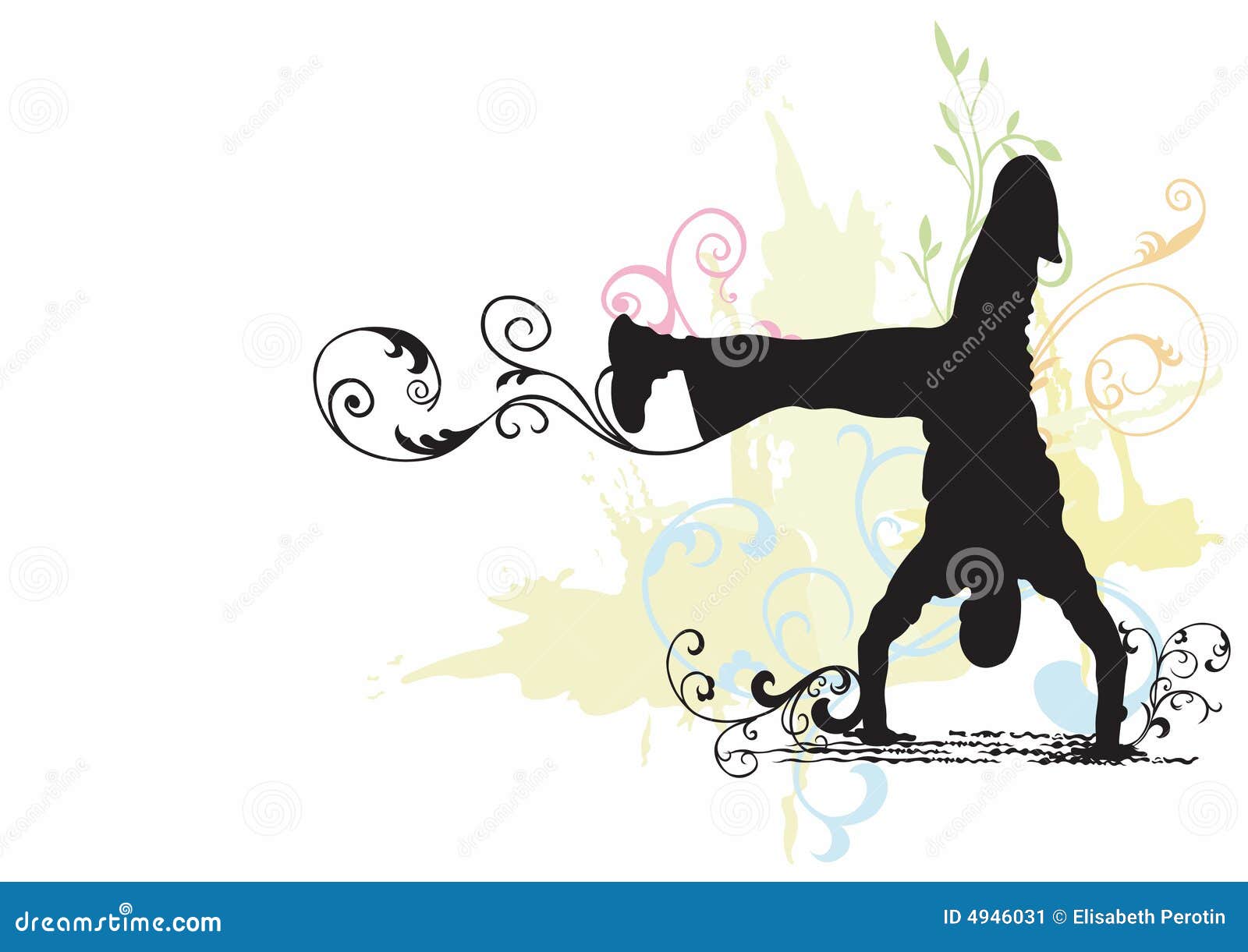 Dancer stock vector. Illustration of dancer, stylish, male - 4946031