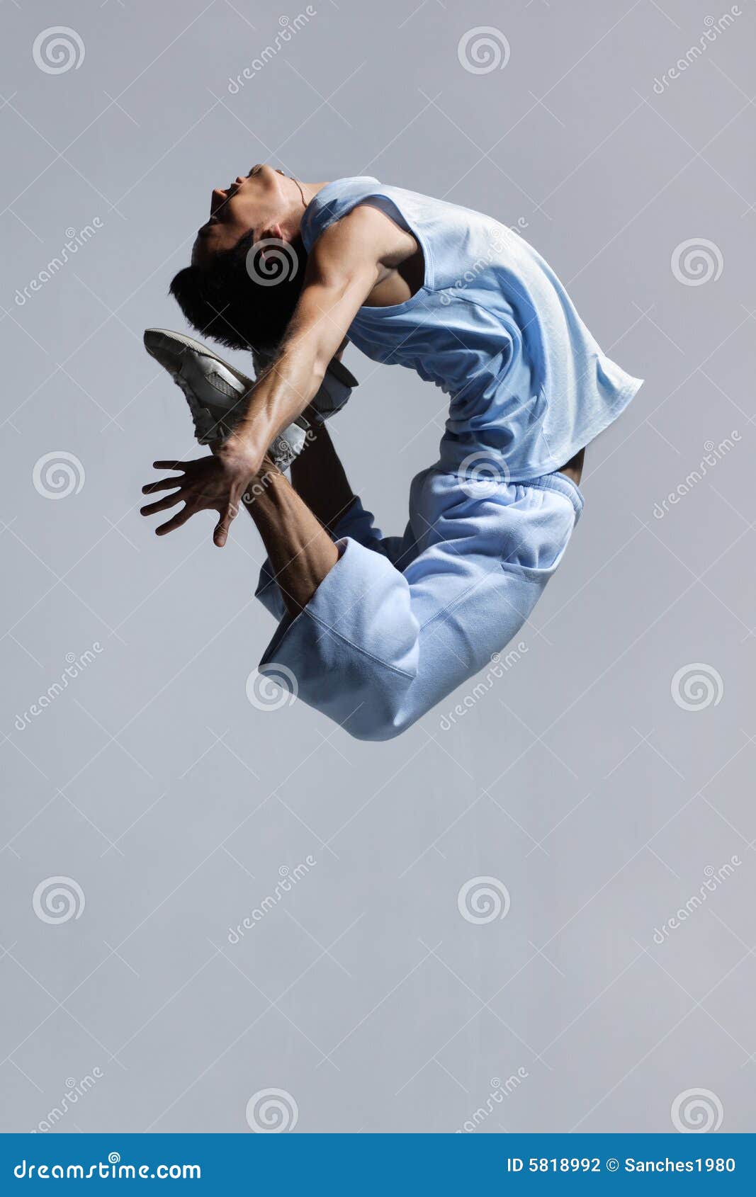 The dancer stock photo. Image of sport, acrobat, pose - 5818992