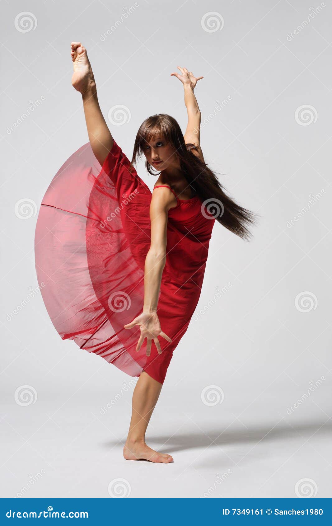 The dancer stock image. Image of gymnastic, ballet, dancing - 7349161