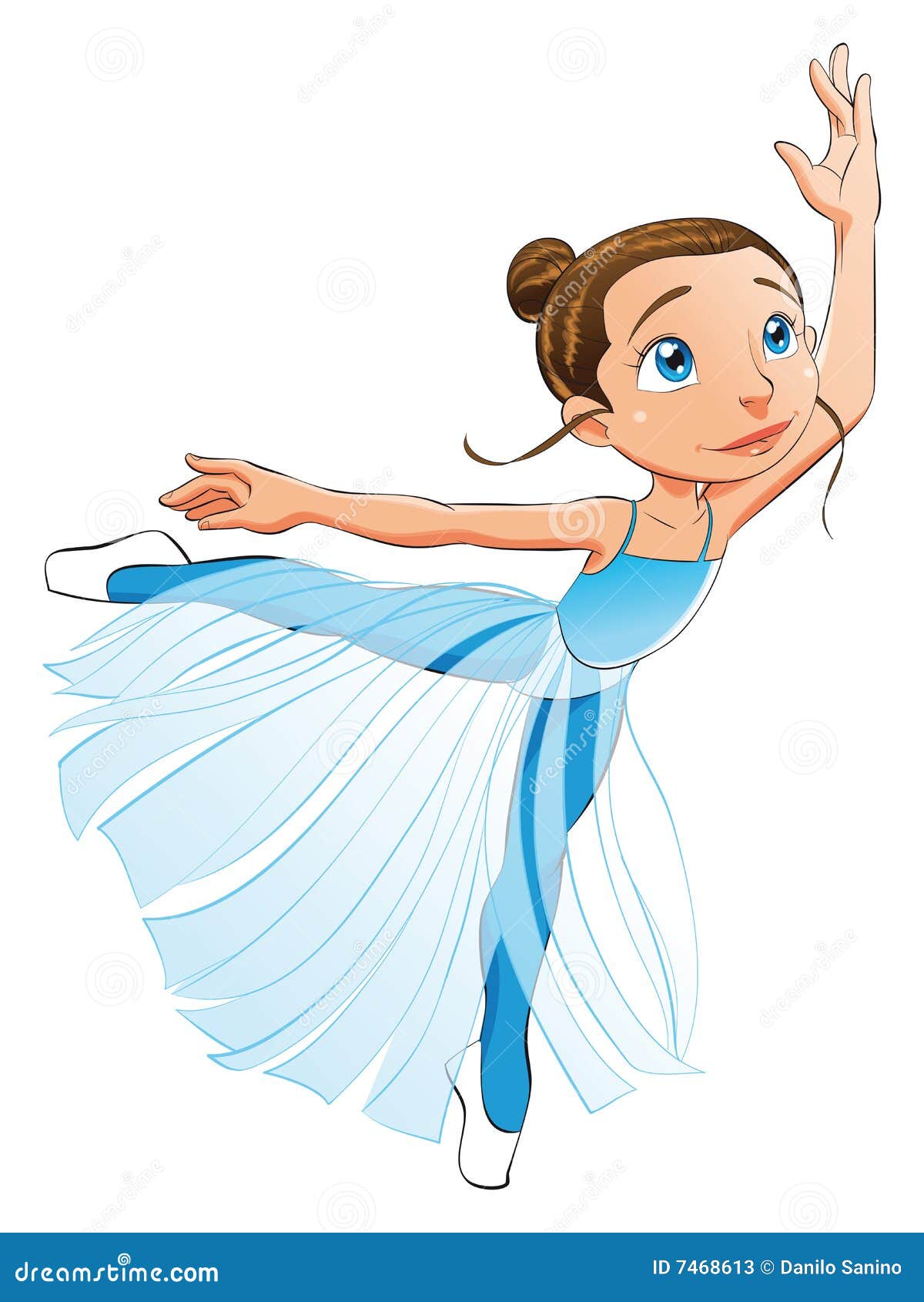 Dancer Cartoon Vector | CartoonDealer.com #7468613
